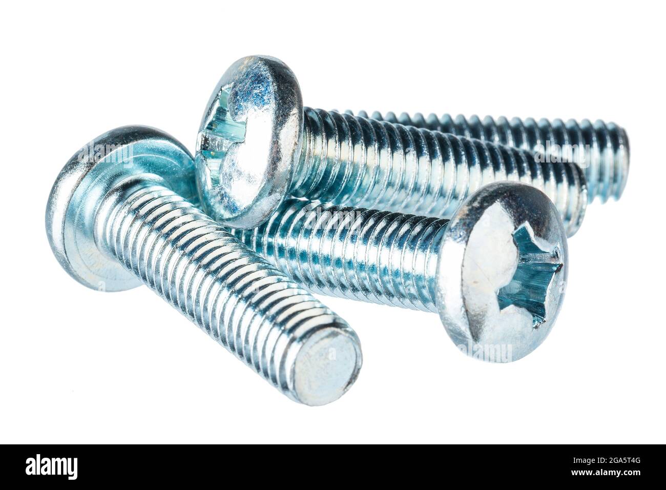 metal bolt isolated on white background Stock Photo - Alamy