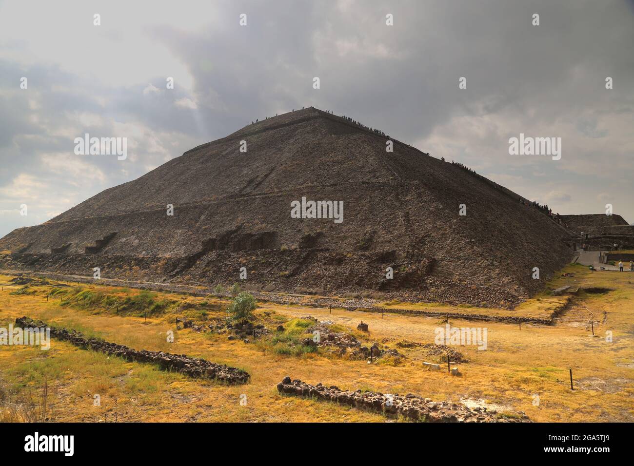 Site aztec pre columbian maya civilization indigenous hi-res stock ...