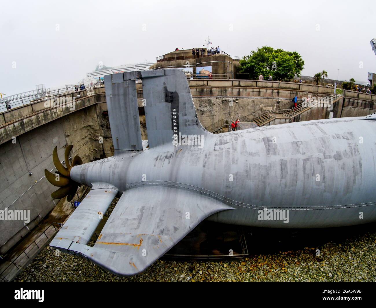French submarine "Le Redoutable", La Cité de la Mer - city of the sea ...