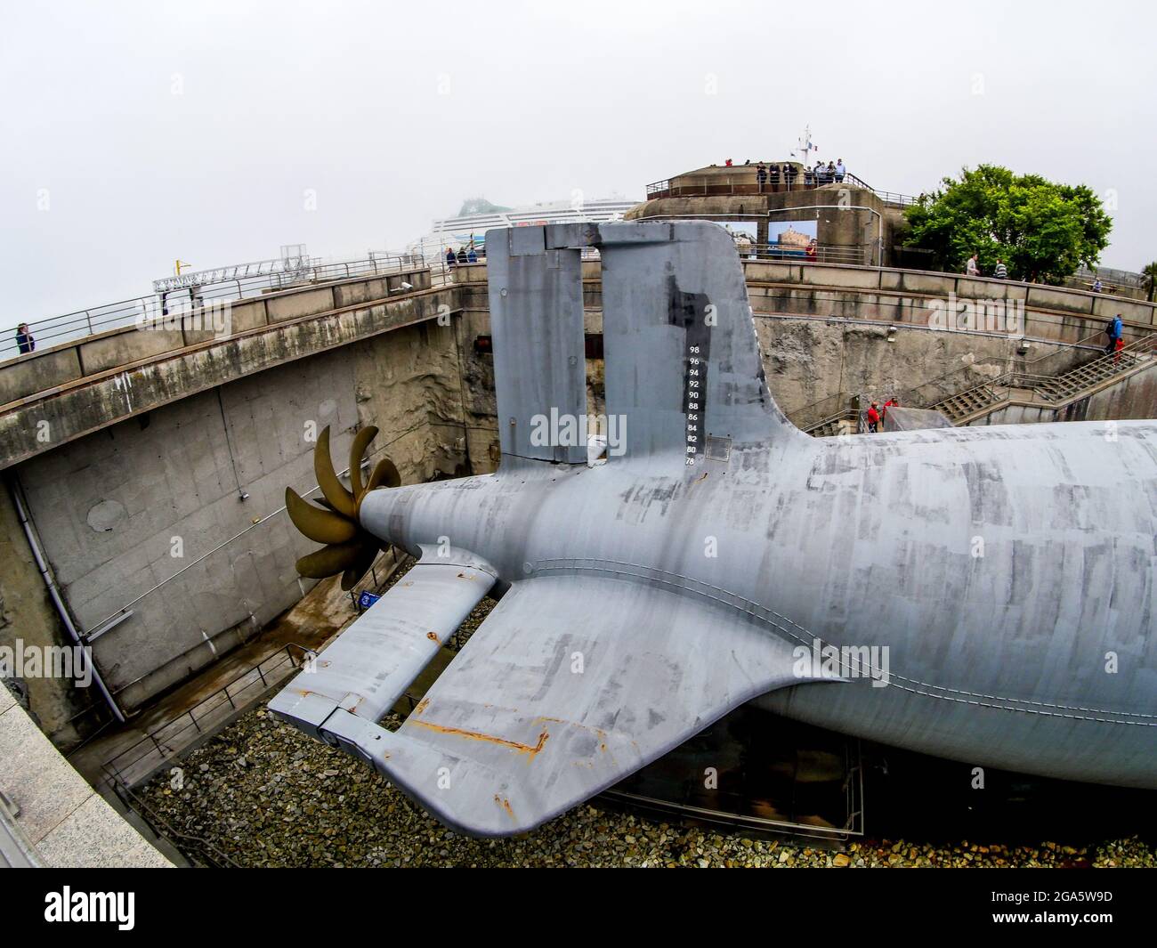 French submarine "Le Redoutable", La Cité de la Mer - city of the sea ...