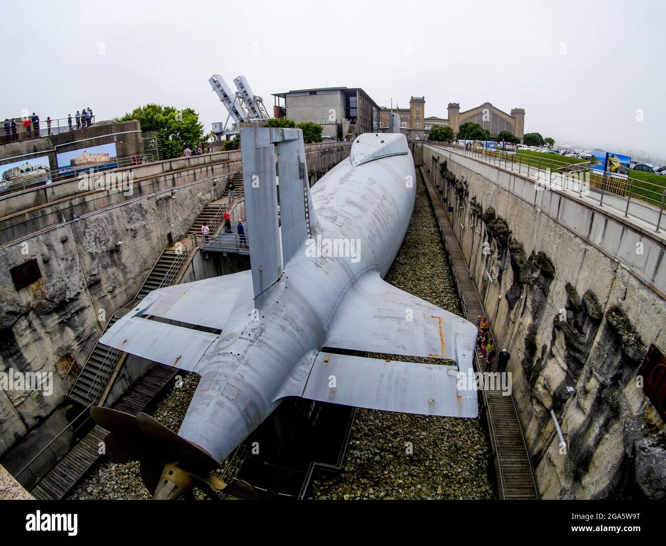 French submarine "Le Redoutable", La Cité de la Mer - city of the sea ...