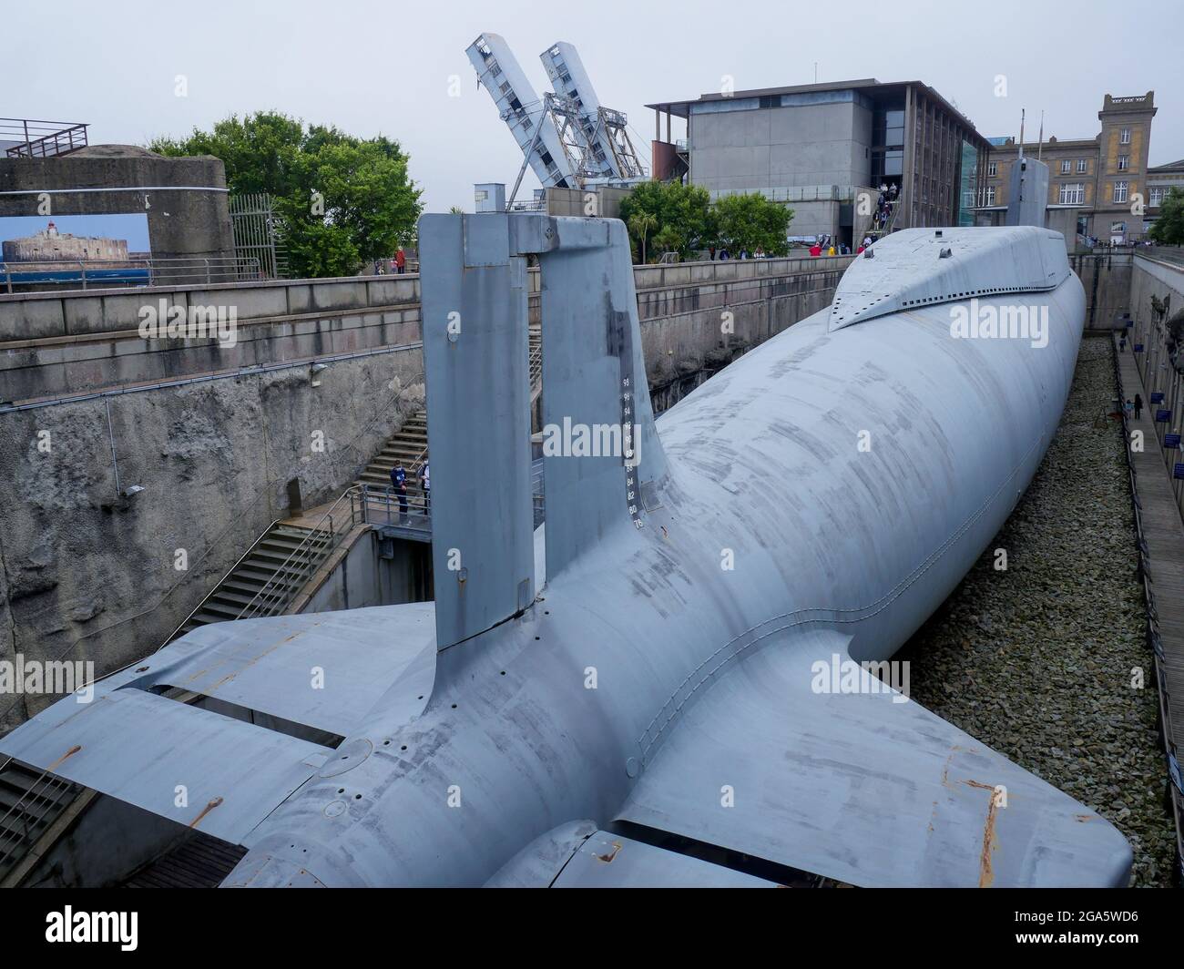 French submarine "Le Redoutable", La Cité de la Mer - city of the sea ...