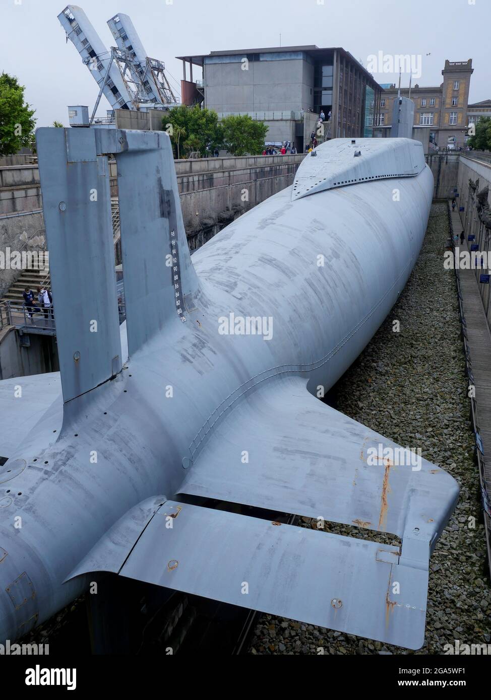 French submarine "Le Redoutable", La Cité de la Mer - city of the sea ...