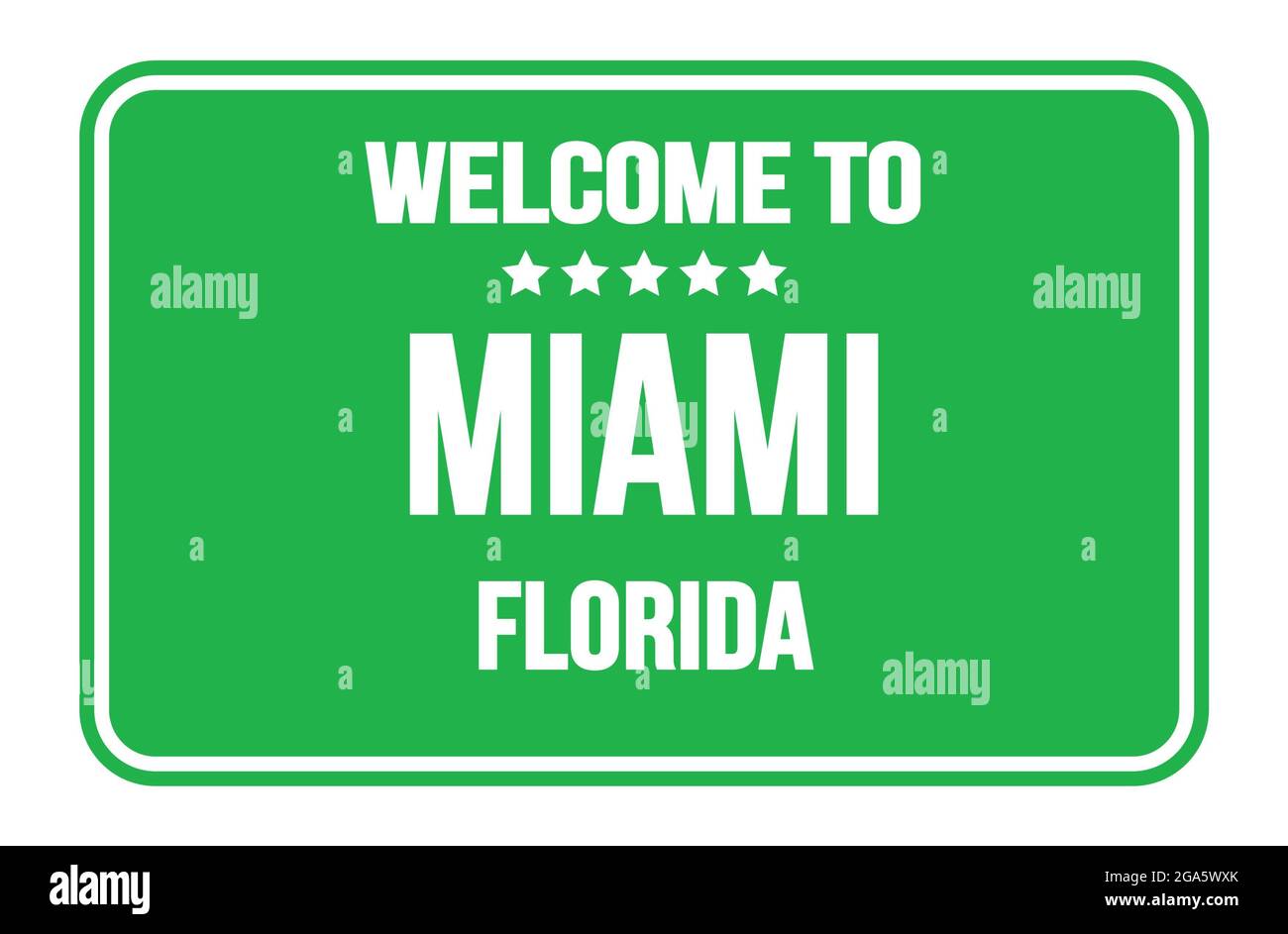 Welcome to miami sign hi-res stock photography and images - Alamy