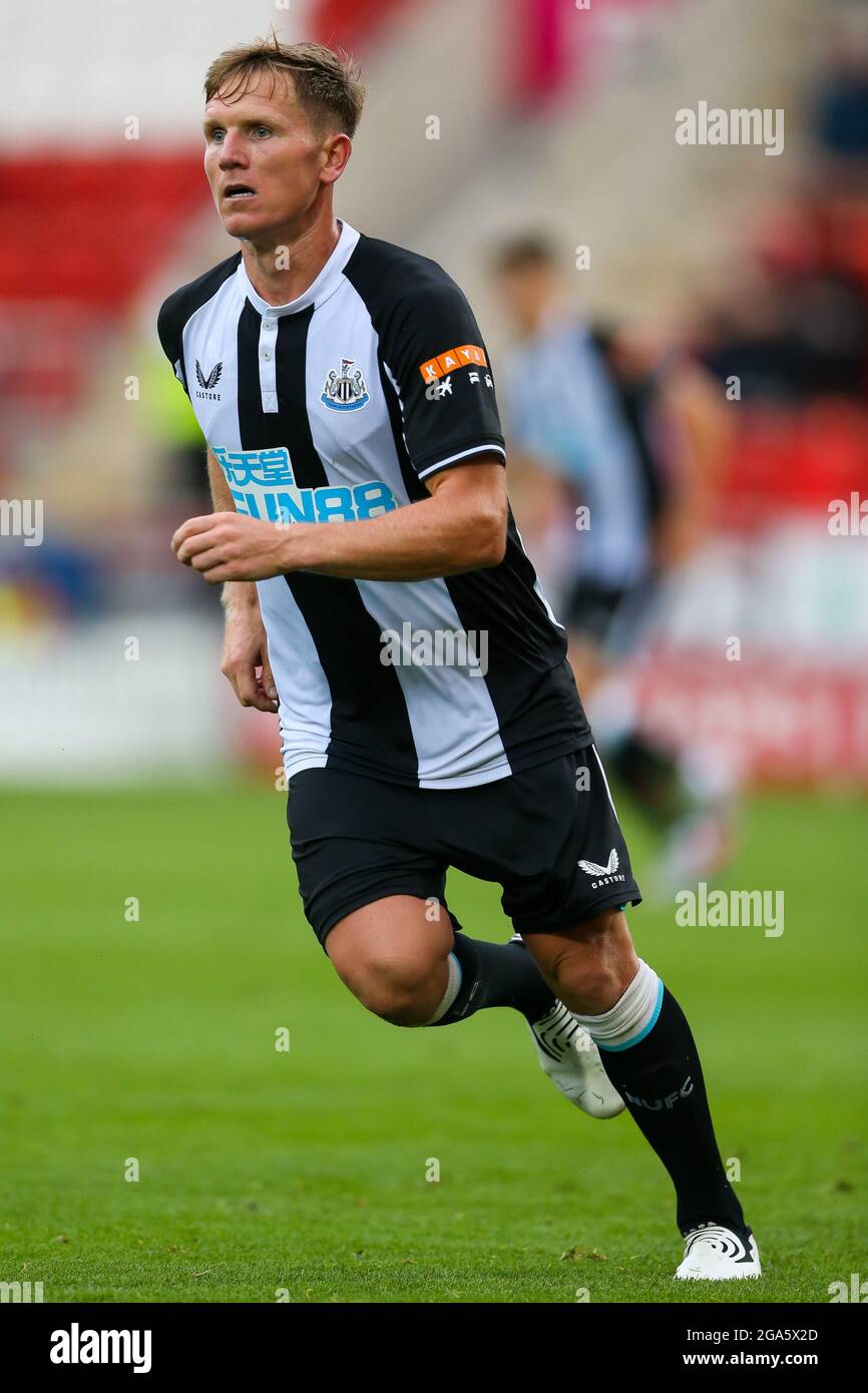 Newcastle United's Matt Ritchie during the pre-season friendly match at ...