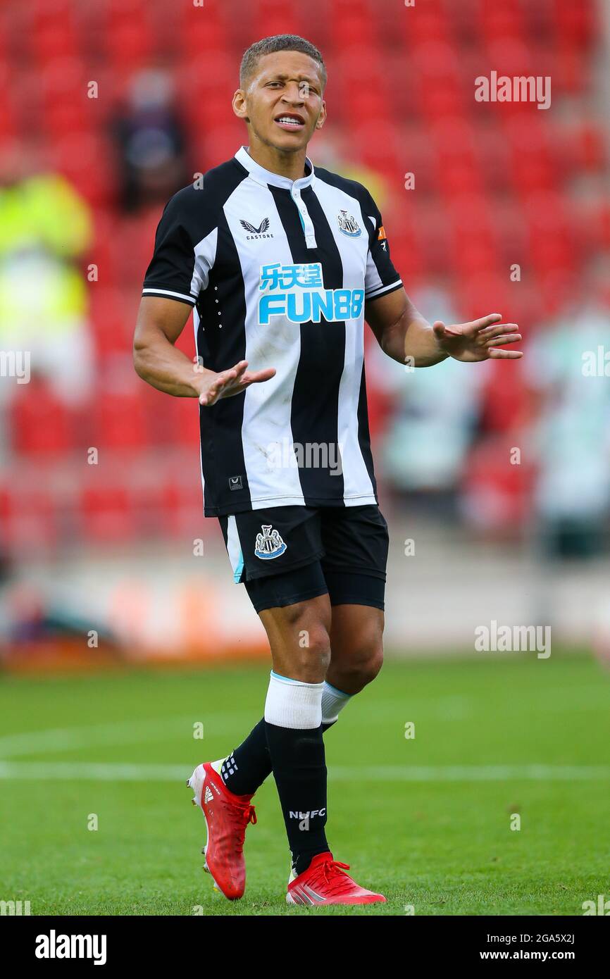 Newcastle United's Dwight Gayle during the pre-season friendly match at ...