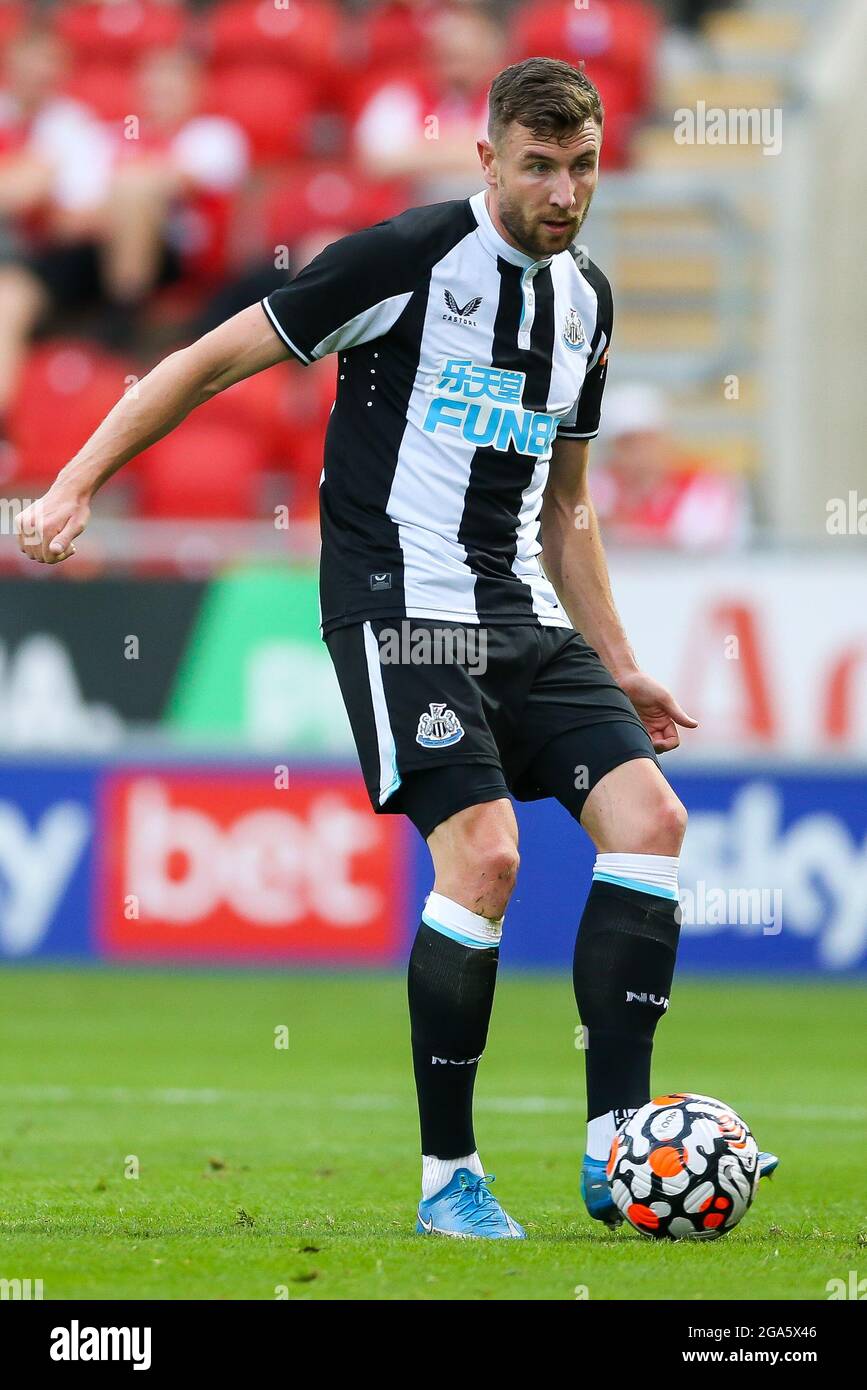 Newcastle United's Paul Dummett during the pre-season friendly match at ...