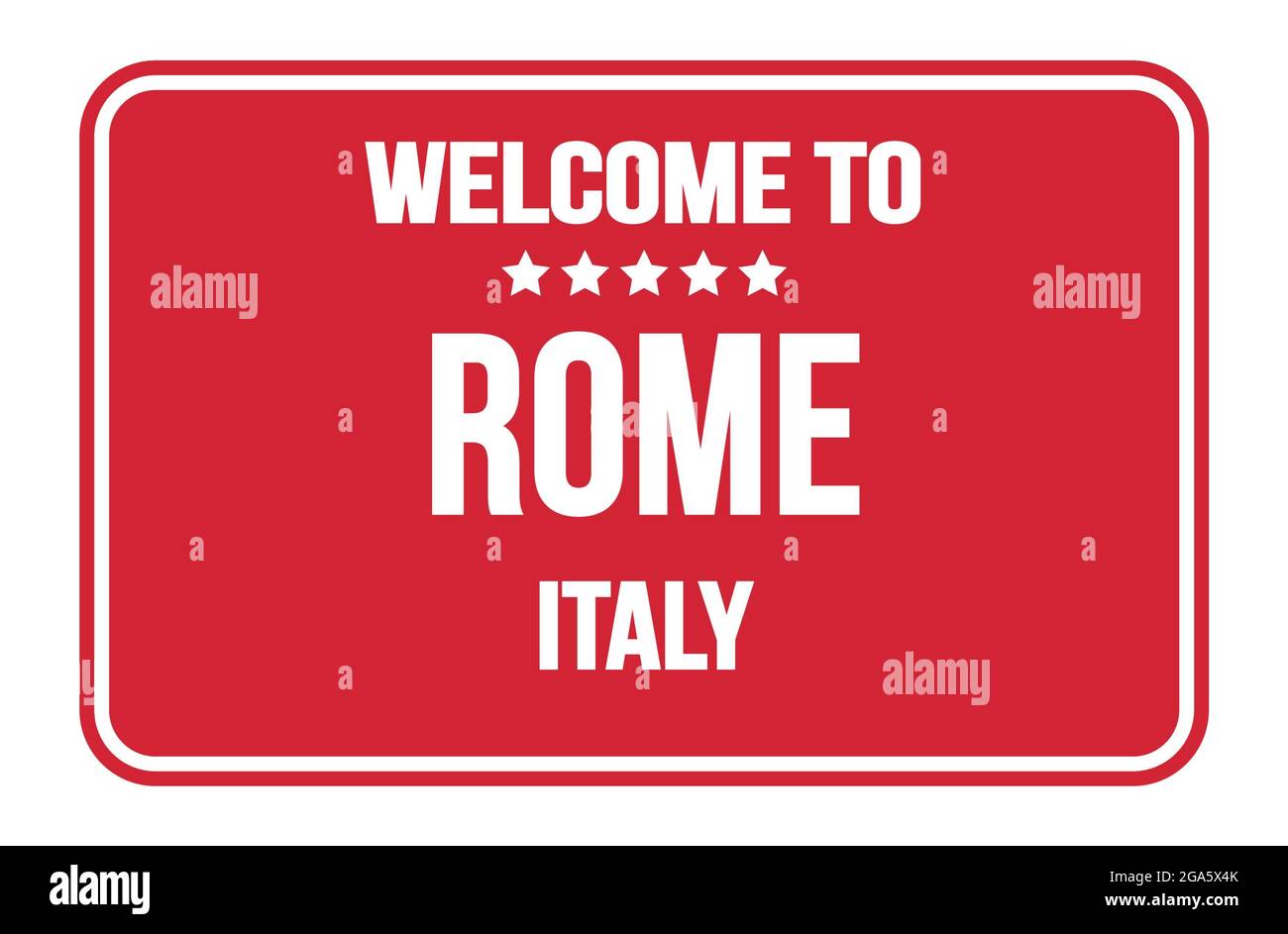 Welcome rome stamp hi-res stock photography and images - Alamy