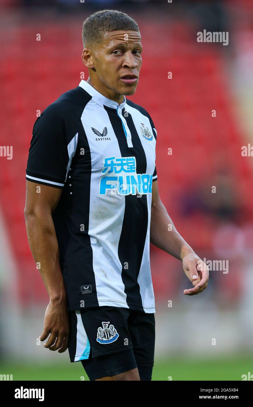 Newcastle United's Dwight Gayle during the pre-season friendly match at ...