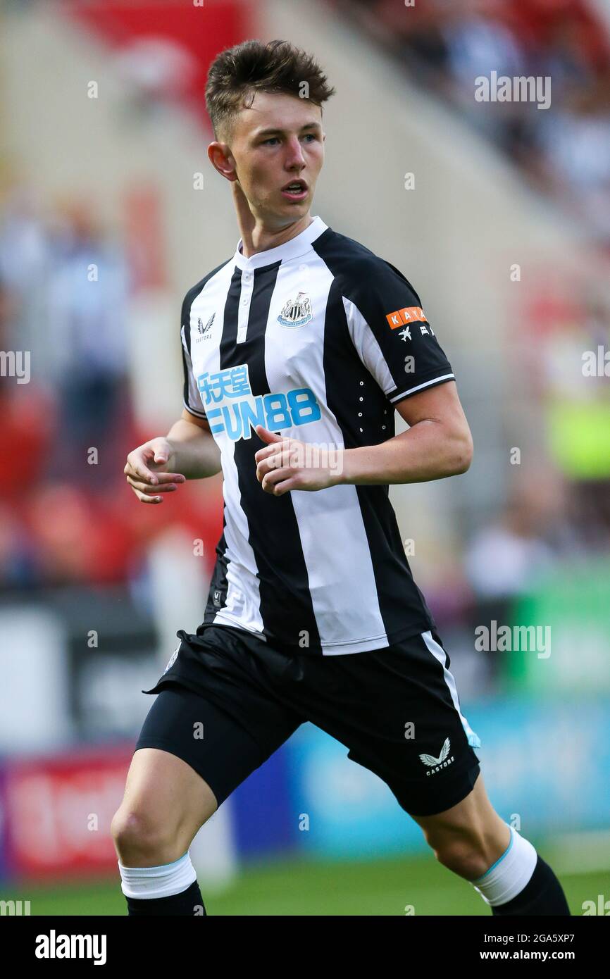 Newcastle United’s Joe White during the pre-season friendly match at ...