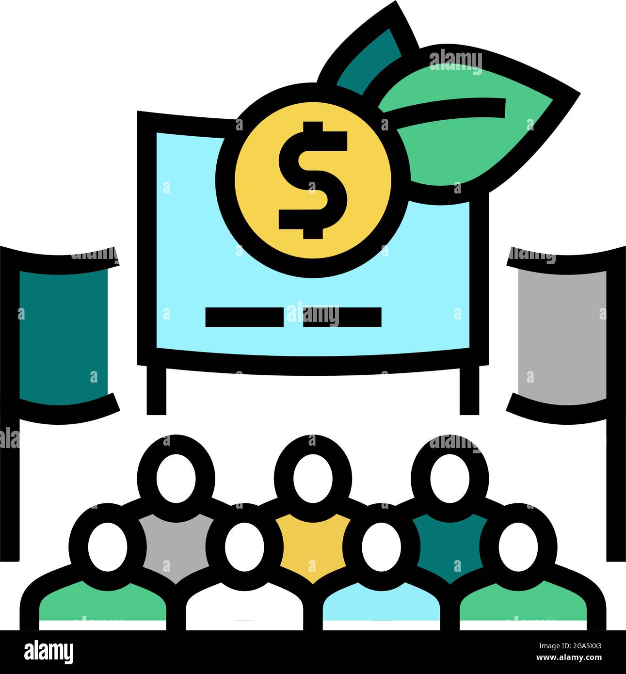 Social responsibility color icon Cut Out Stock Images & Pictures - Alamy