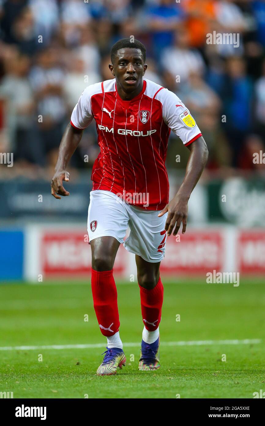 Rotherham United's Wes Harding during the pre-season friendly match at ...
