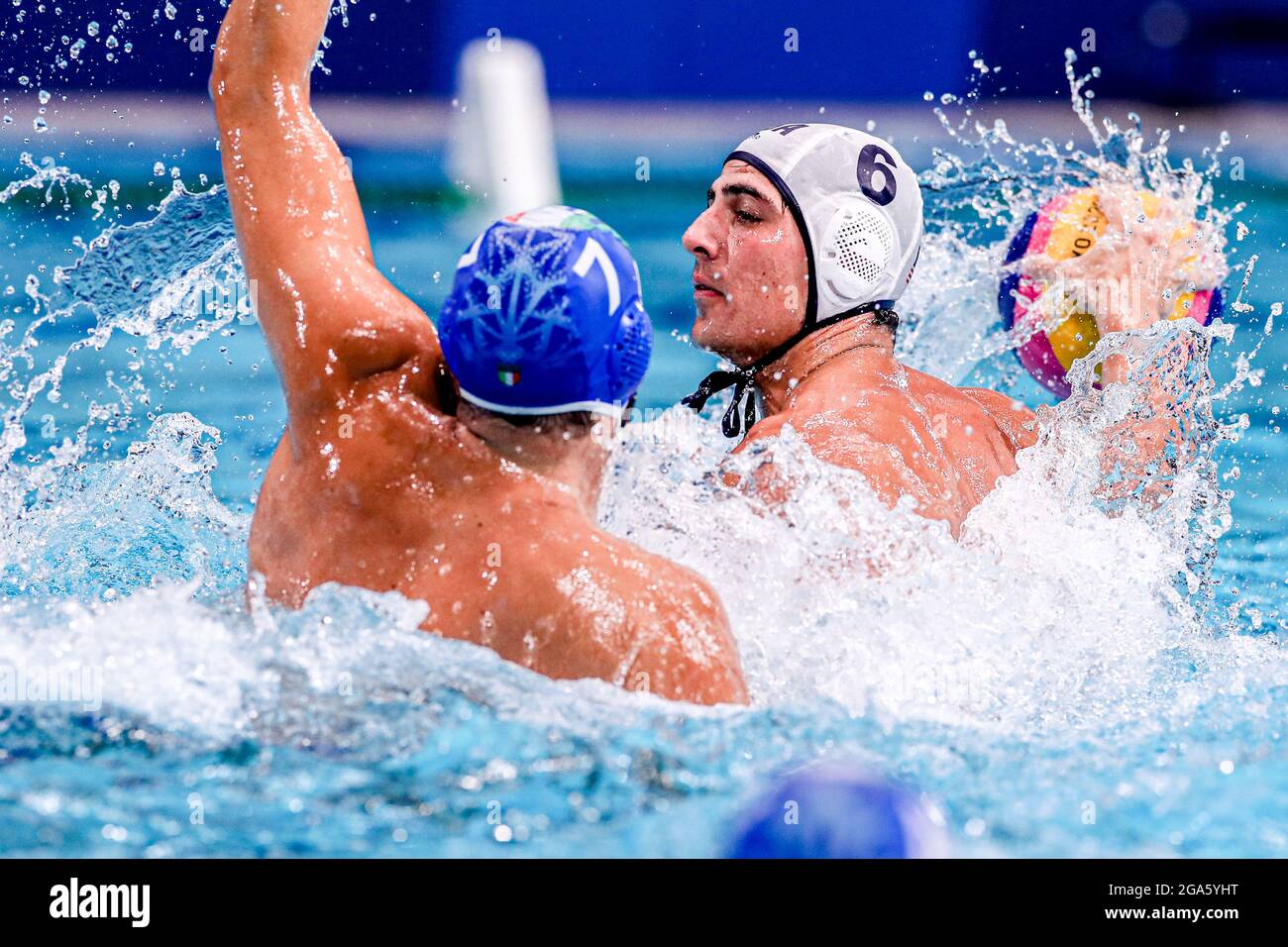 TOKYO, JAPAN - JULY 29: Vincenzo Renzuto of Italy, Luca Cupido of ...