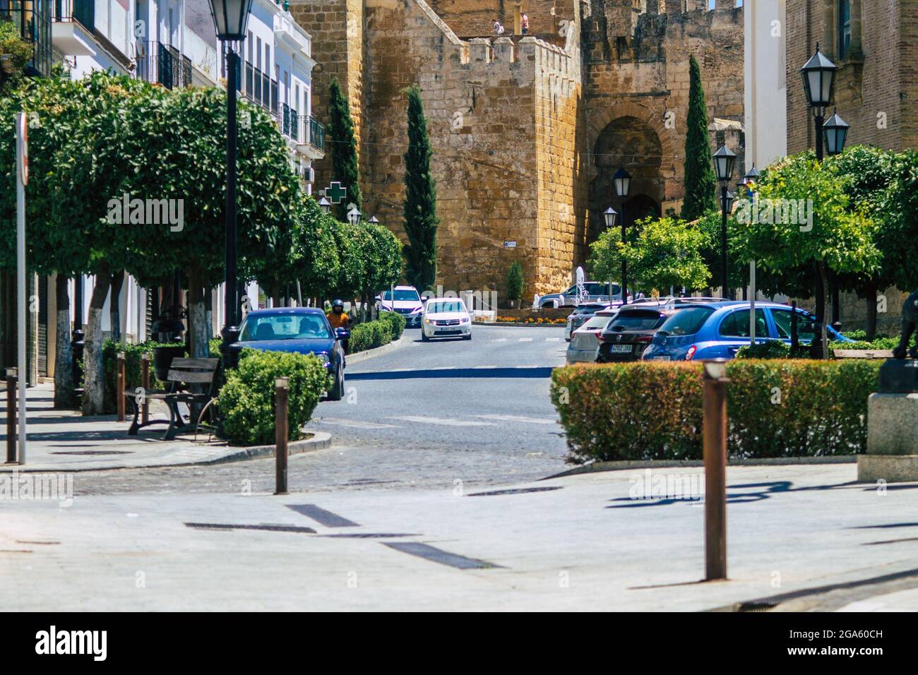 Carmona Spain July 26, 2021 Urban landscape of Carmona called The ...