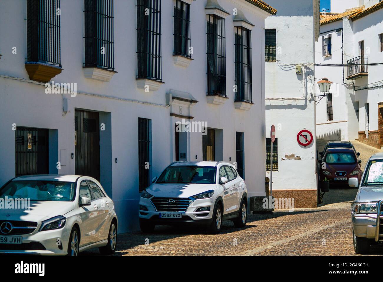 Carmona Spain July 26, 2021 Urban landscape of Carmona called The ...