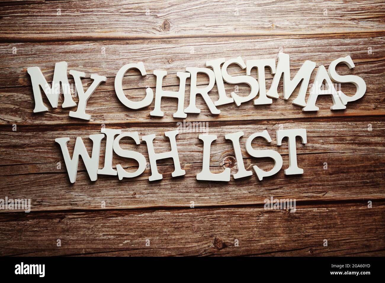 Wish list planner hi-res stock photography and images - Alamy