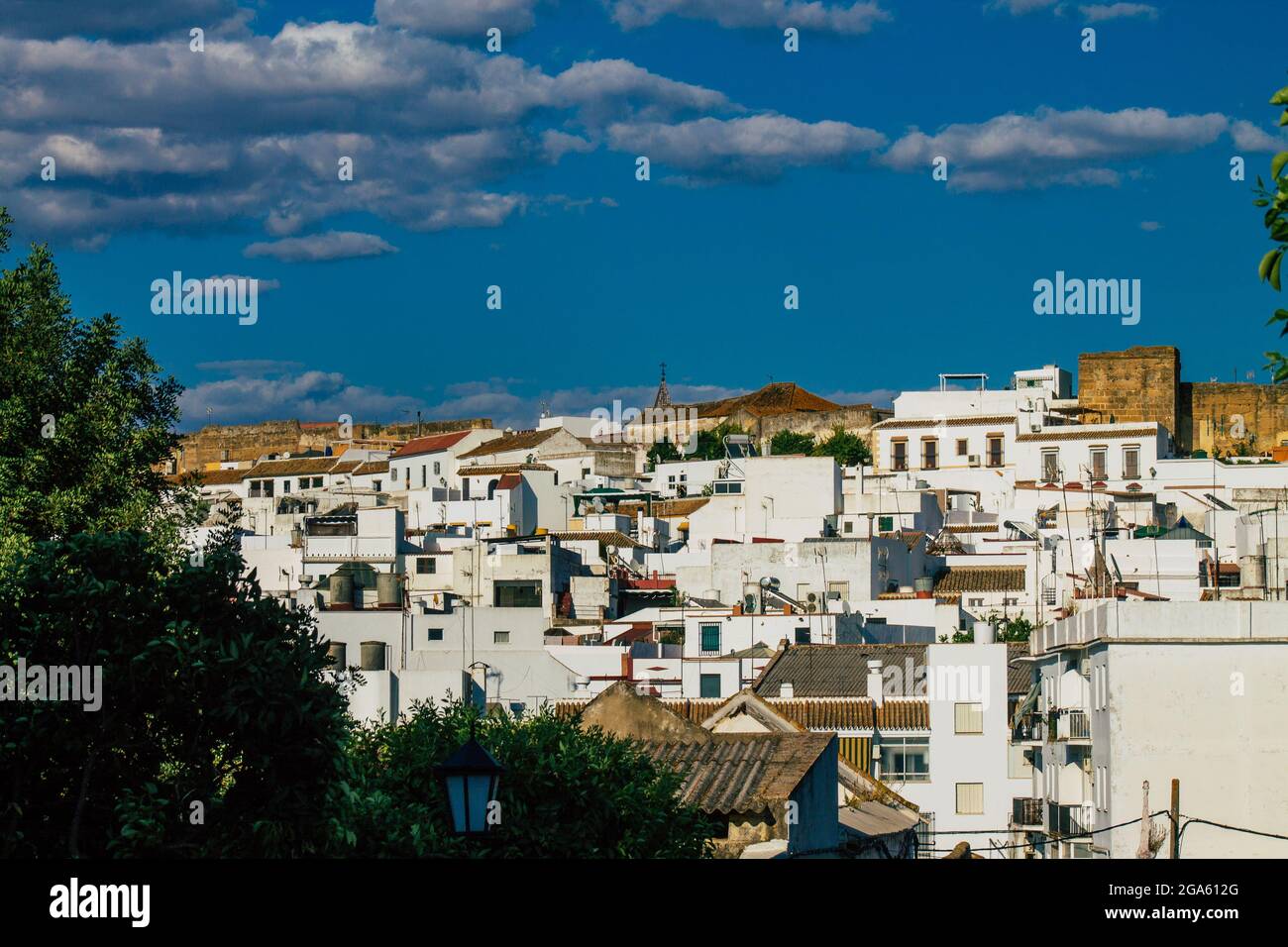 Carmona Spain July 26, 2021 Urban landscape of Carmona called The ...