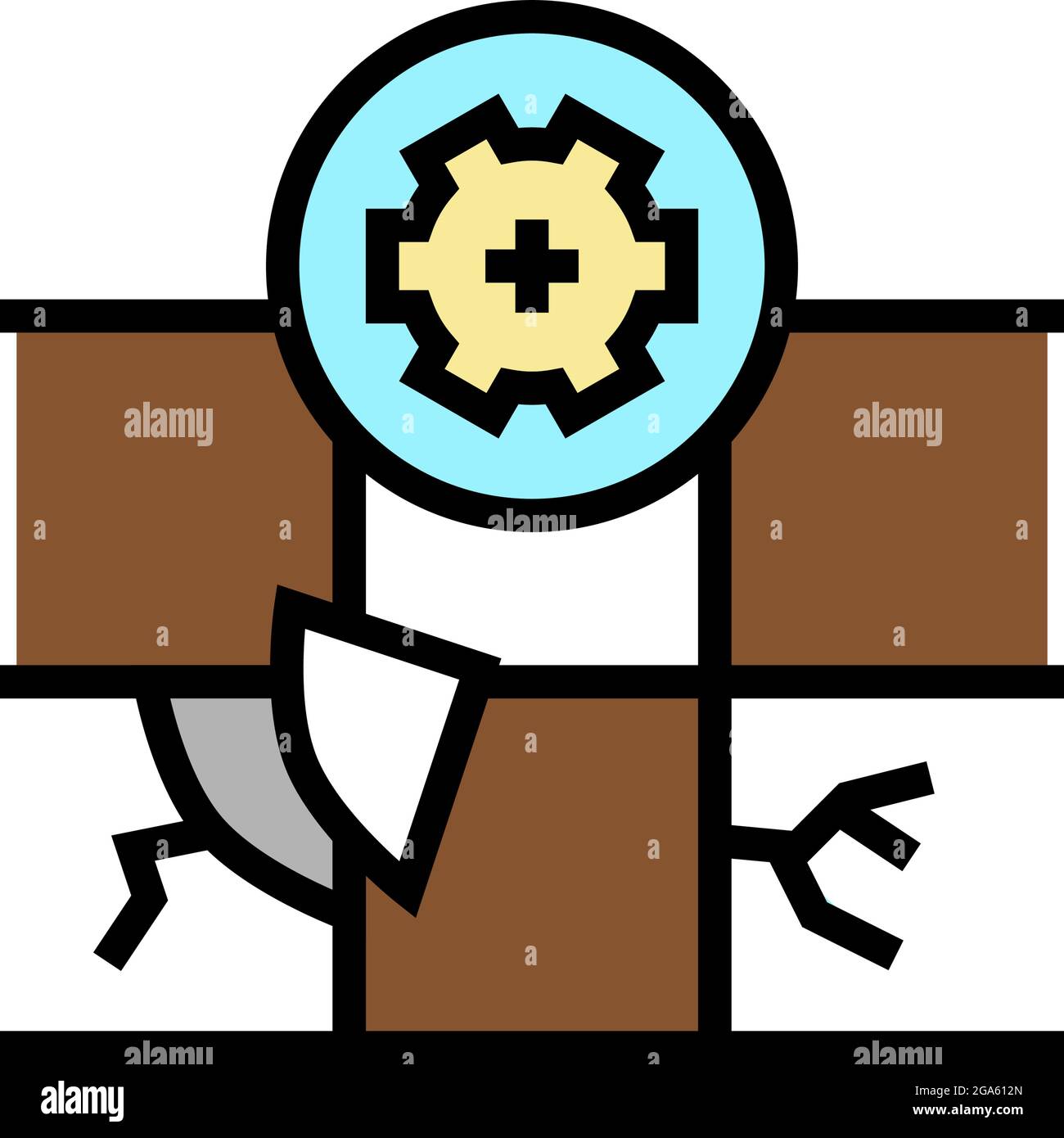tile repair color icon vector illustration Stock Vector Image & Art - Alamy
