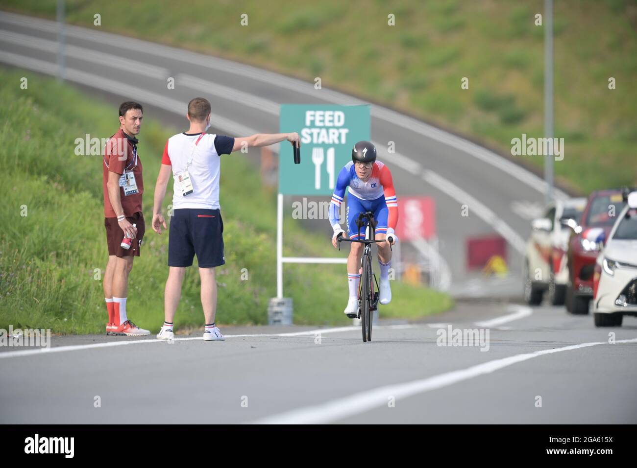 Oyama, Japan. 28th July, 2021. Cycling: Olympics, Oyama, men ...