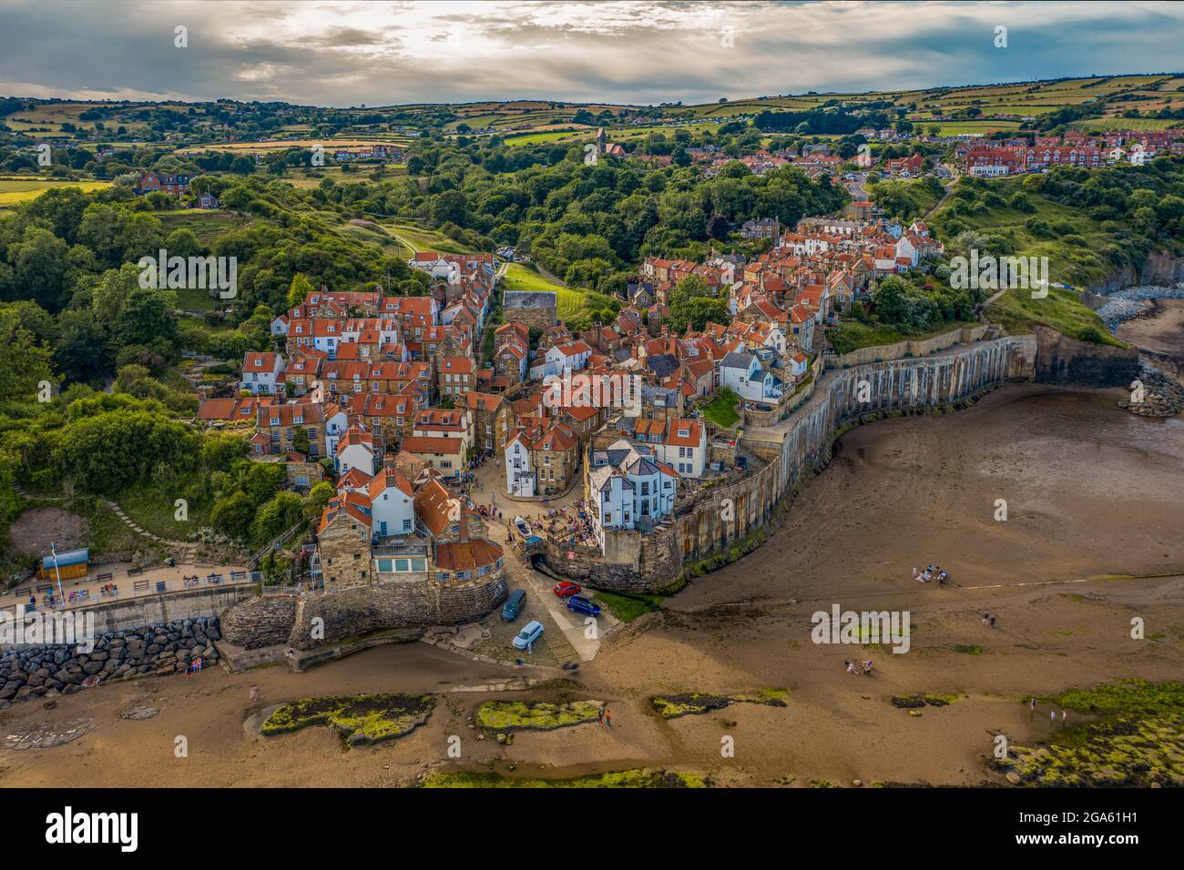 Whitby aerial hi-res stock photography and images - Alamy