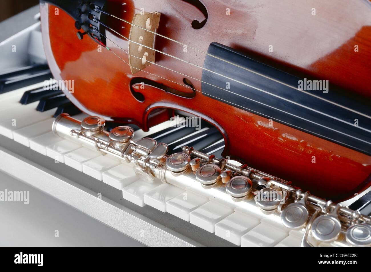 Musical instruments close up Stock Photo - Alamy