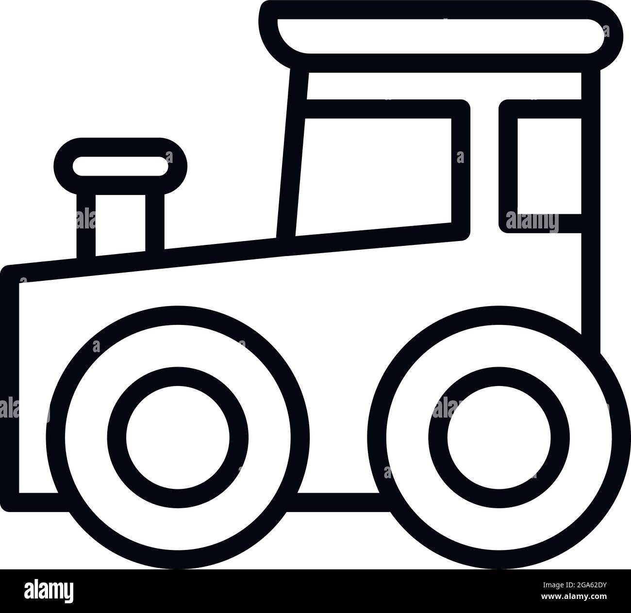 Baby train toy icon. Outline baby train toy vector icon for web design ...