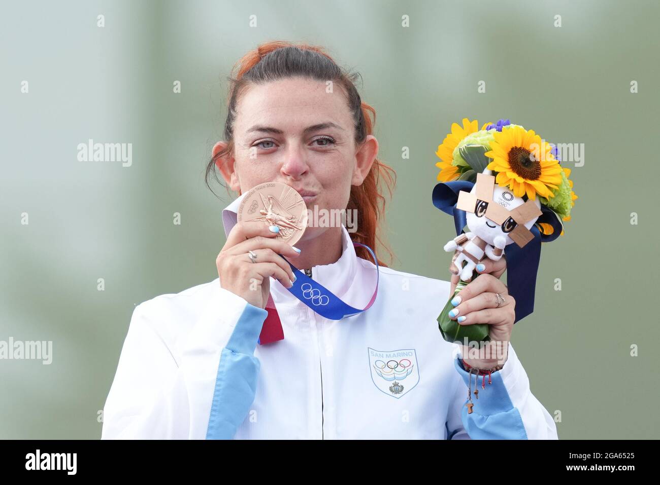 Tokyo, Japan. 29th July, 2021. Alessandra Perilli of San Marino attends ...