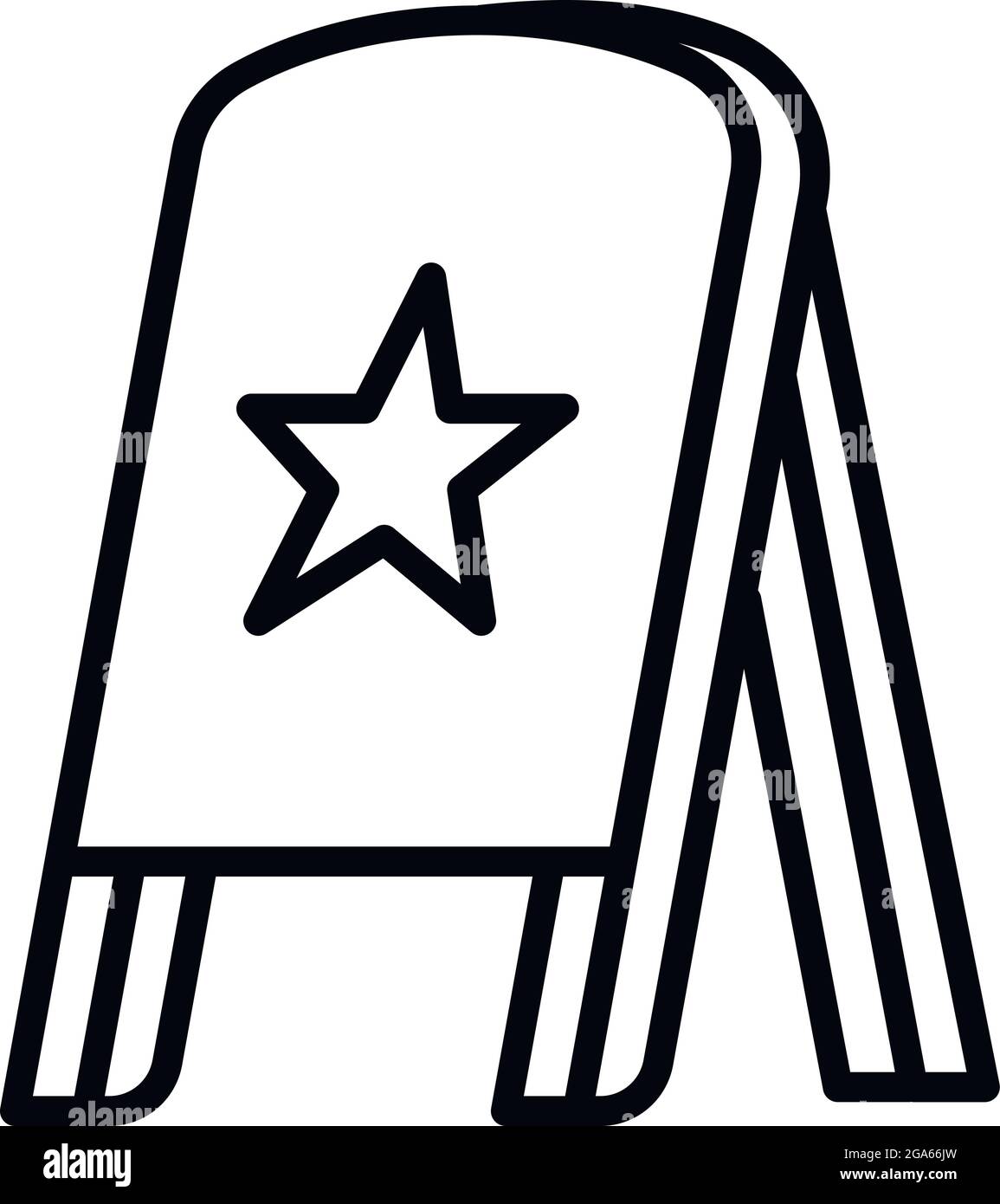 Big sign menu on display Black and White Stock Photos & Images - Alamy