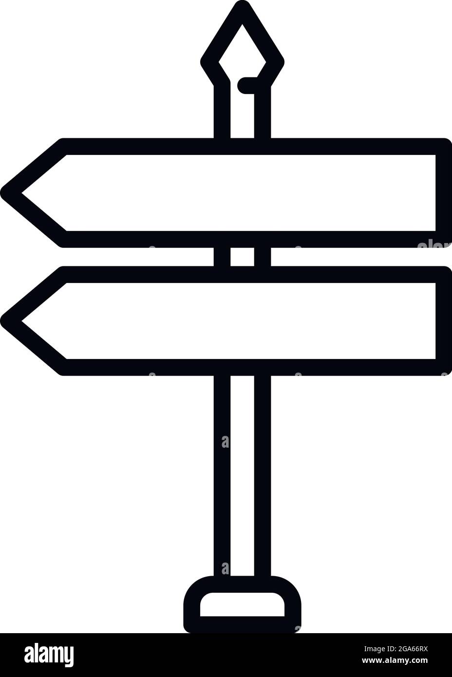 Sign board outdoor advertising icon. Outline sign board outdoor ...