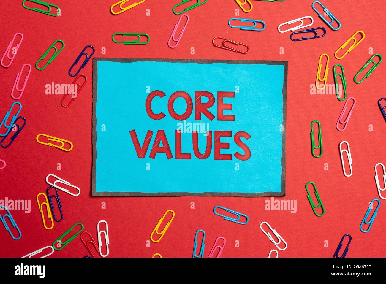 Inspiration showing sign Core Values. Word for principles which guide ...