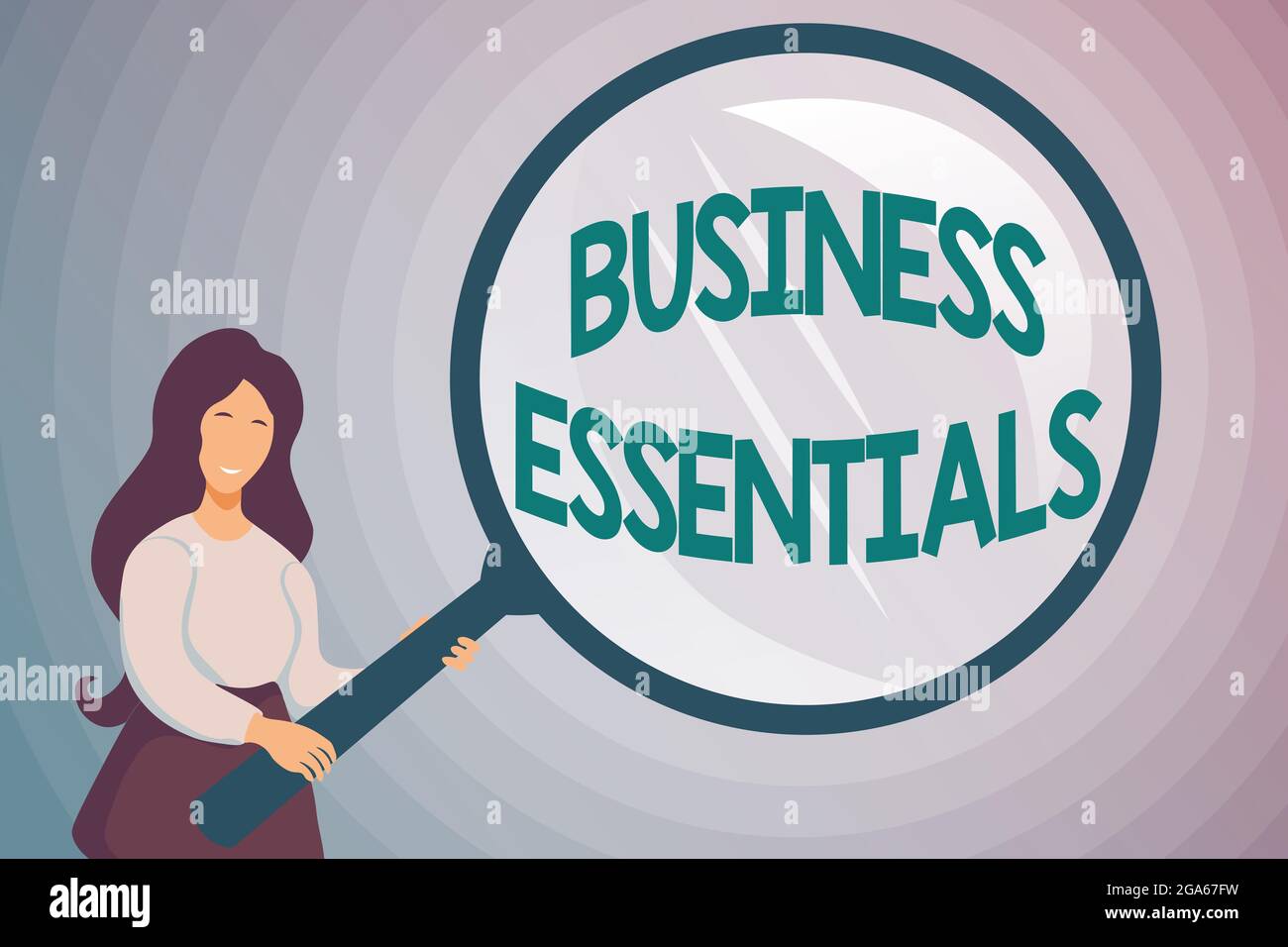 Hand writing sign Business Essentials. Internet Concept important key ...