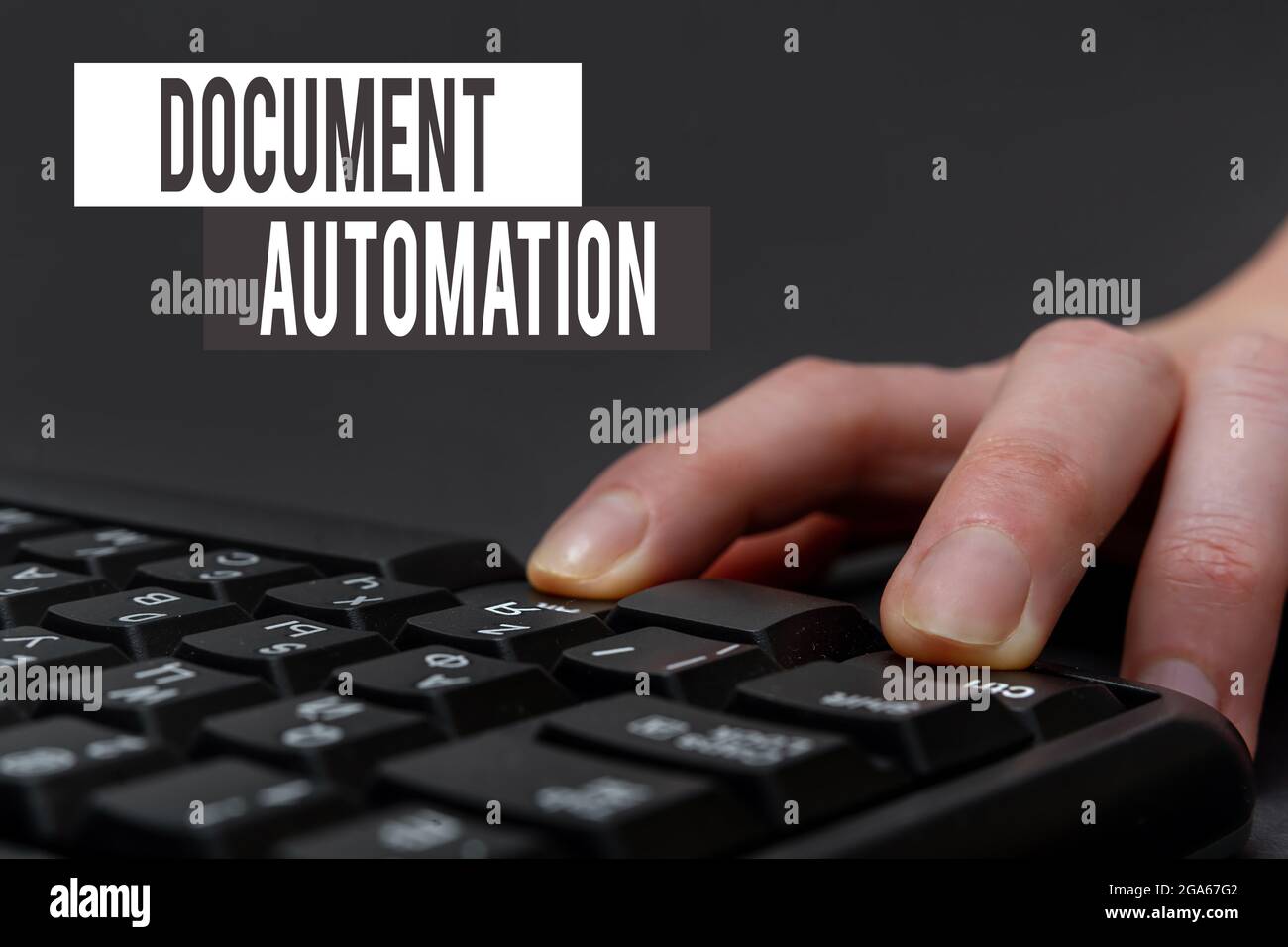 Text Caption Presenting Document Automation Business Approach Workflows That Assist In Creation