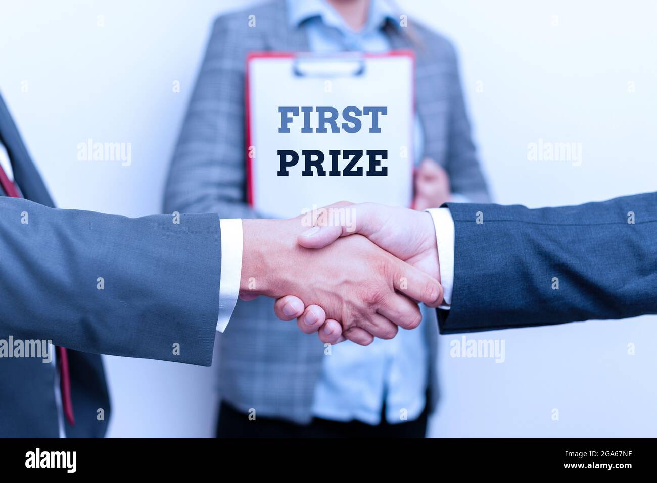 Inspiration showing sign First Prize. Business overview most coveted ...