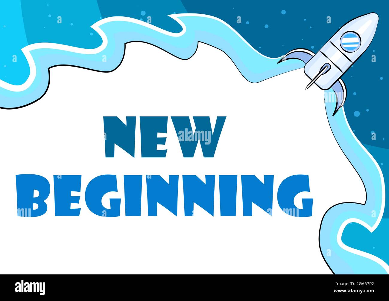 Hand writing sign New Beginning. Word for Different Career or endeavor ...