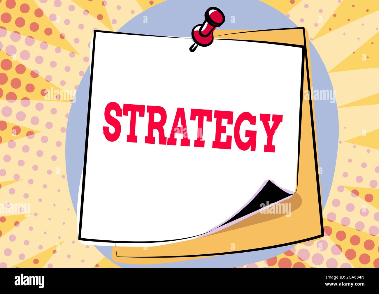 Hand writing sign Strategy. Conceptual photo action plan or strategy ...