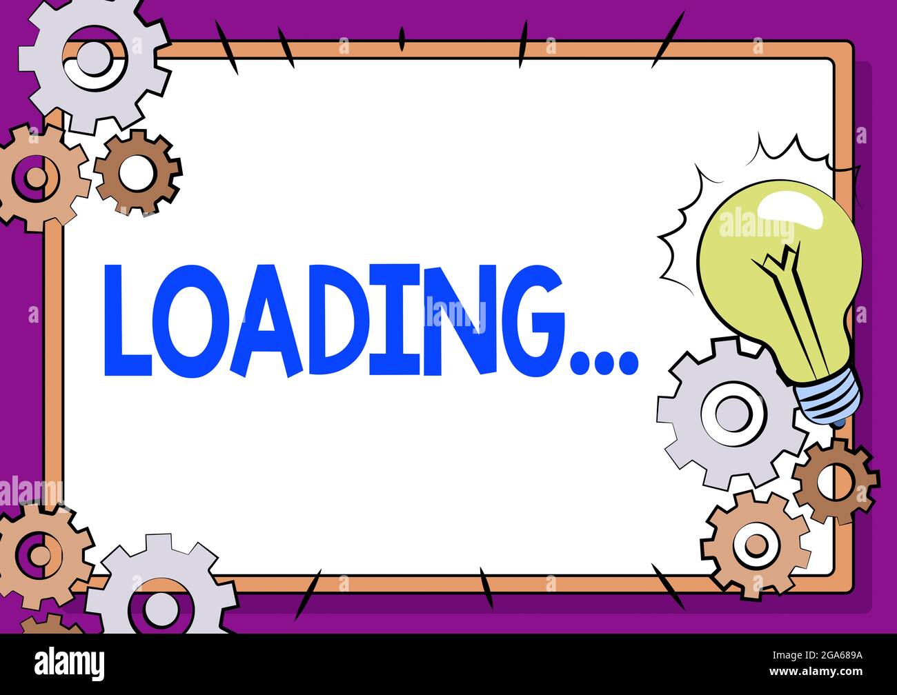 Inspiration showing sign Loading.... Business overview applying an ...