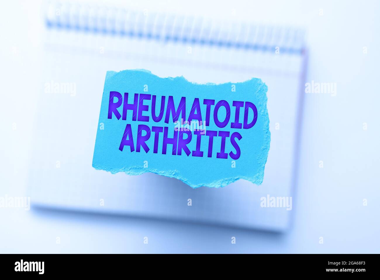 Sign displaying Rheumatoid Arthritis. Word Written on chronic ...