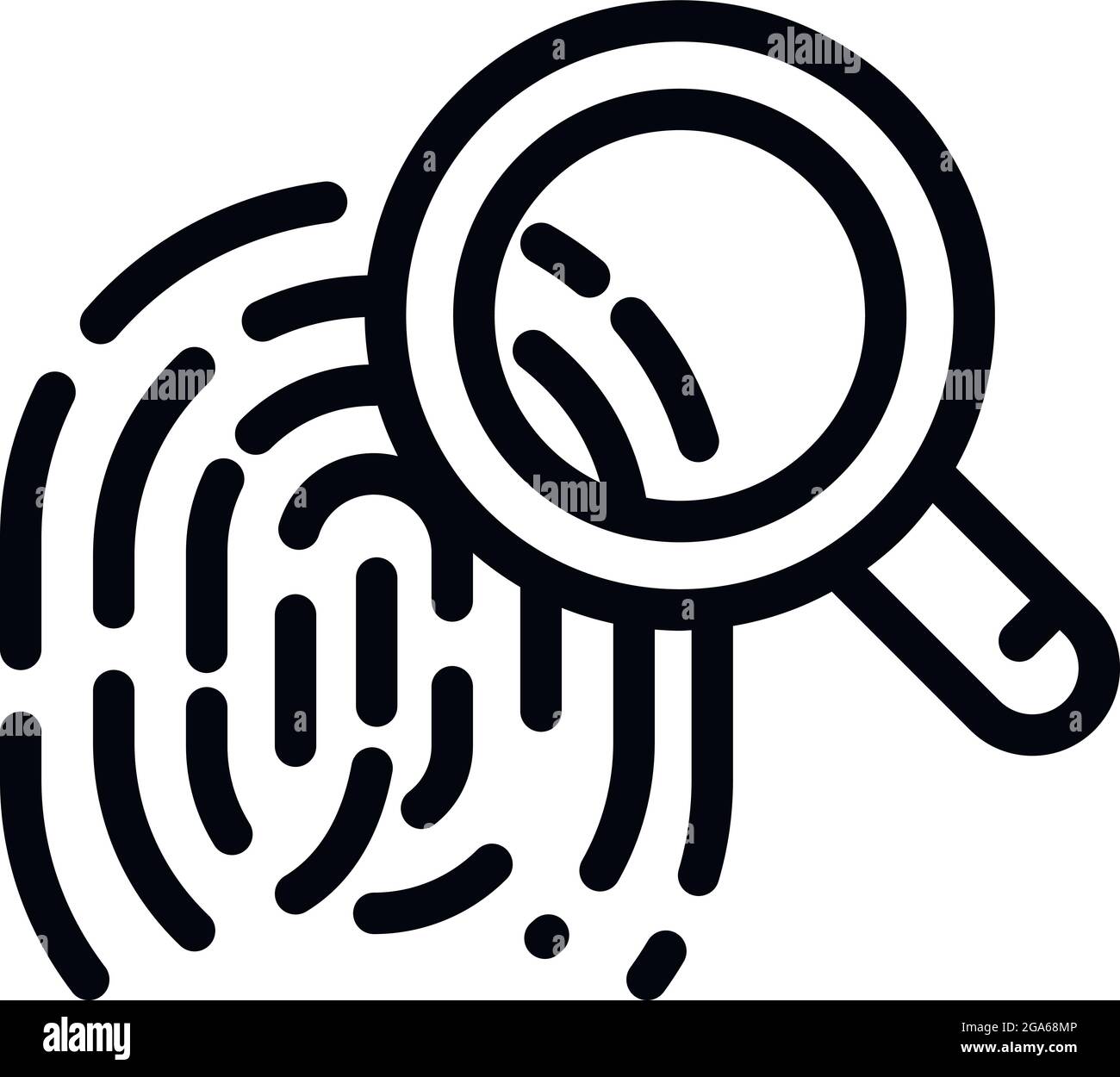 Forensic laboratory icon. Outline forensic laboratory vector icon for ...