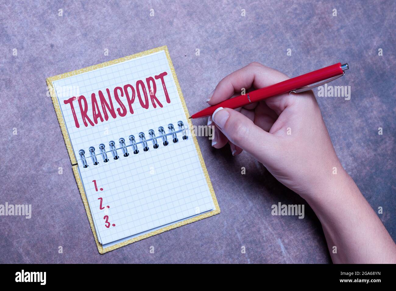 Writing displaying text Transport. Word for carry passengers by truck ...