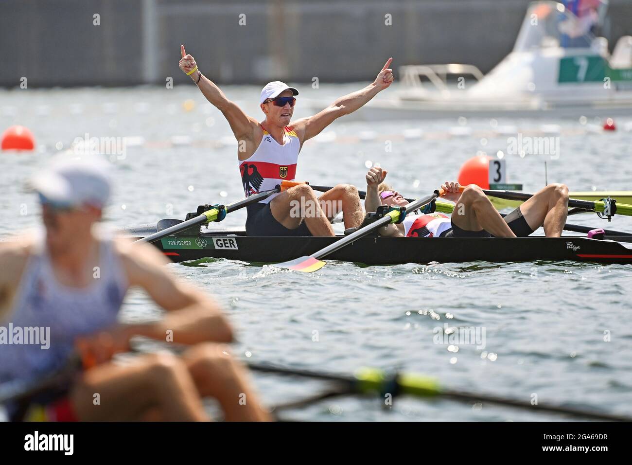 Jonathan ROMMELMANN (GER), Jason OSBORNE (GER), jubilation, joy ...
