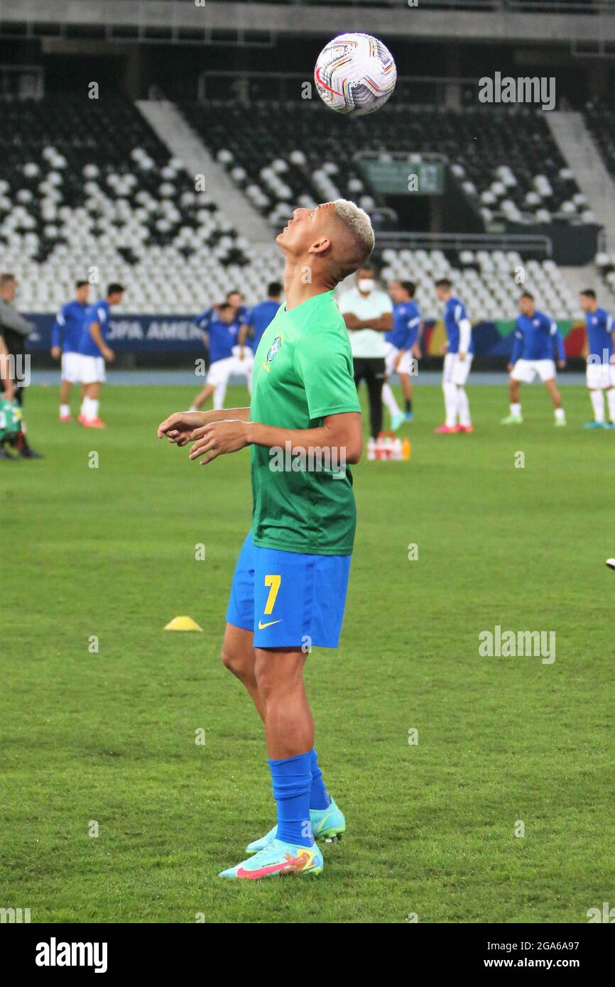 Richarlison of Brazil during the Copa America 2021, quarter final ...