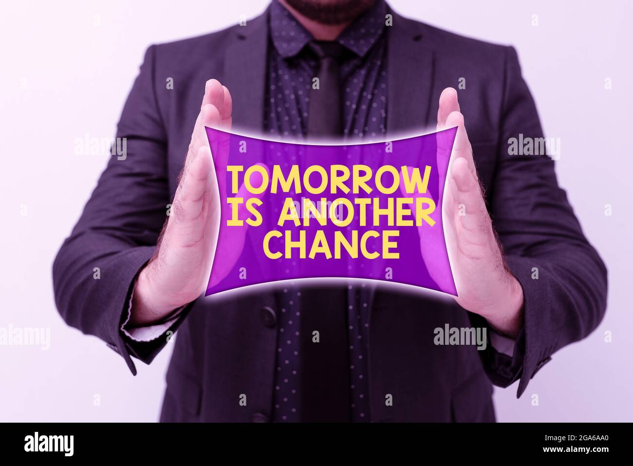 Writing displaying text Tomorrow Is Another Chance. Business overview ...