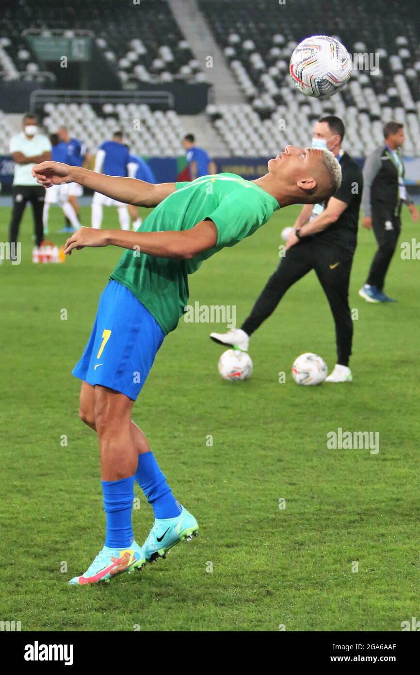 Richarlison of Brazil during the Copa America 2021, quarter final ...