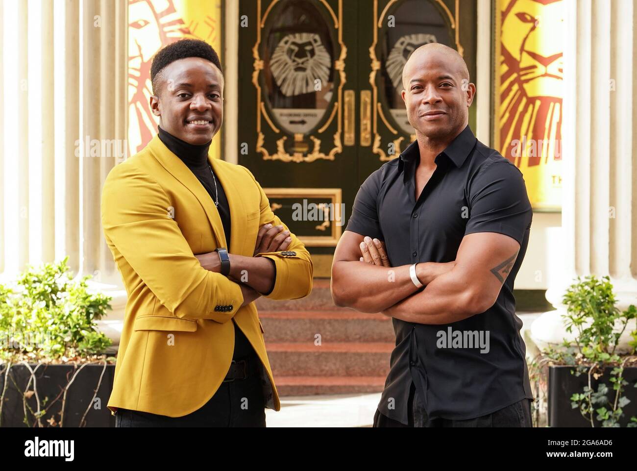 RETRANSMITTING AMENDING NAMES Kayi Ushe, who stars as Simba, and Shaun ...