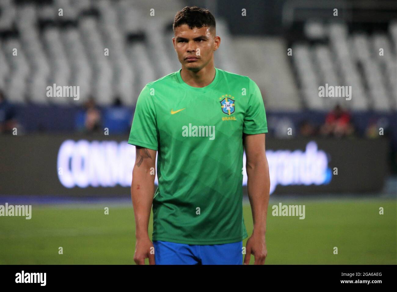 Thiago Silva of Brazil during the Copa America 2021, quarter final ...