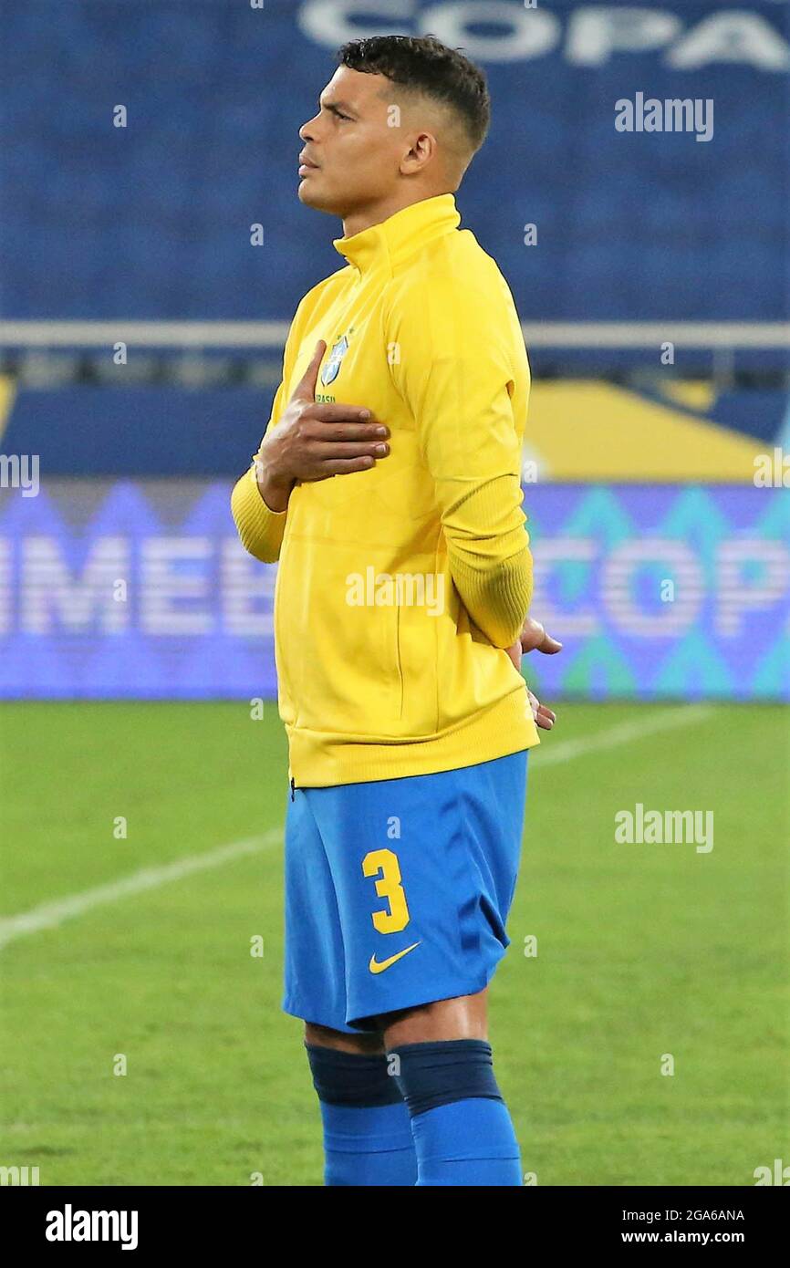 Thiago Silva of Brazil during the Copa America 2021, quarter final ...