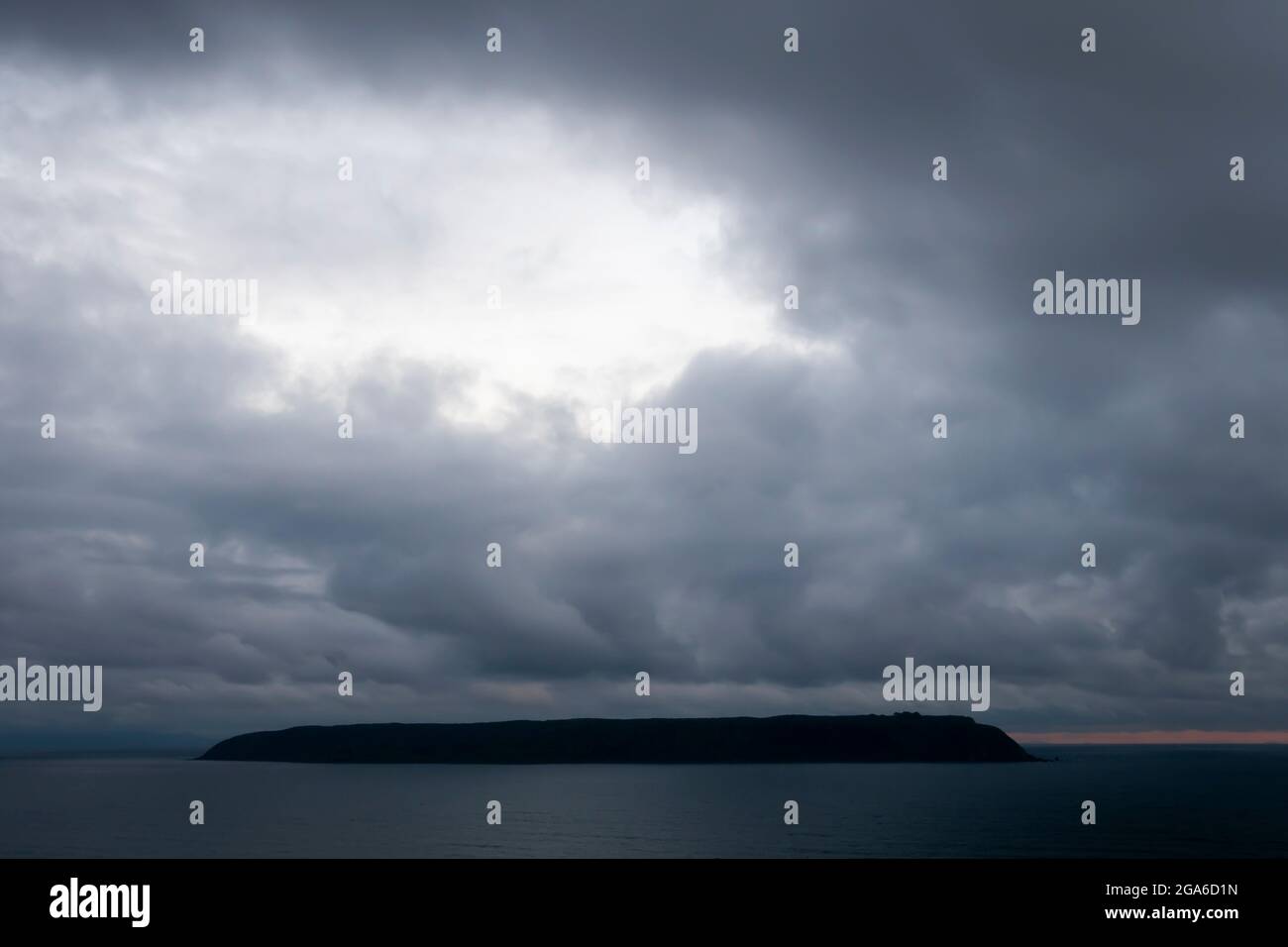 Mana Island, Titahi Bay, Porirua, Wellington, North Island, New Zealand ...