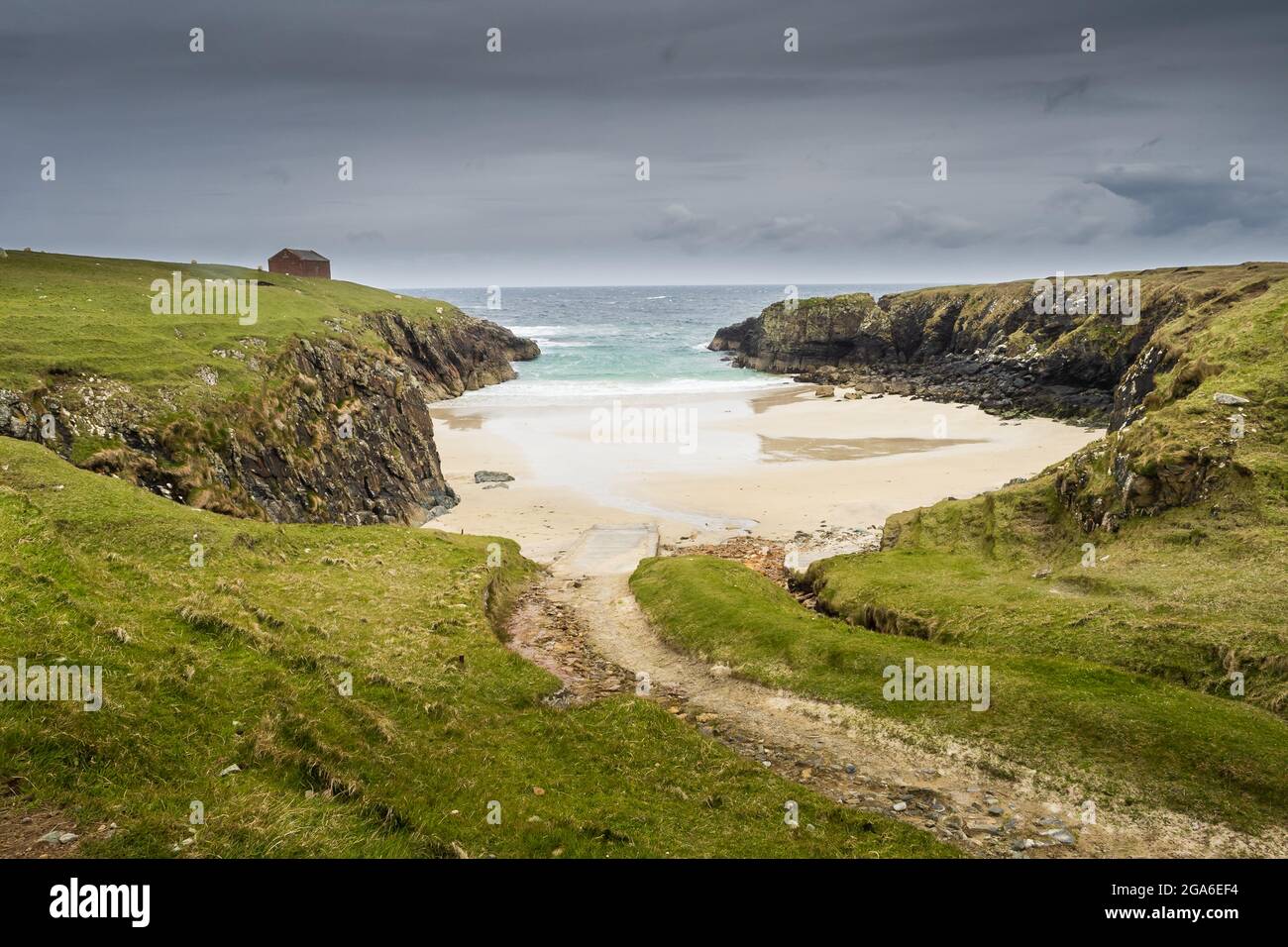 Pinnacles and Stacks at the Butt of Lewis lighthouse in the outer ...