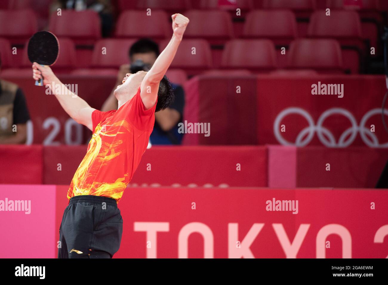 MA Long (CHN) men's singles semifinals Table Tennis JULY 29, 2021 ...