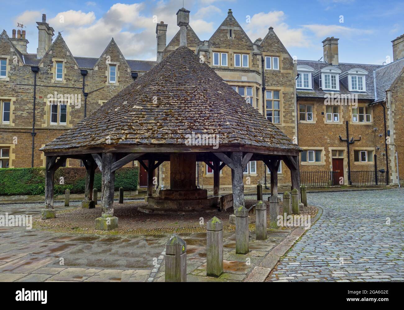 The Buttercross, Butter Cross or Market Cross at Oakham, the county ...
